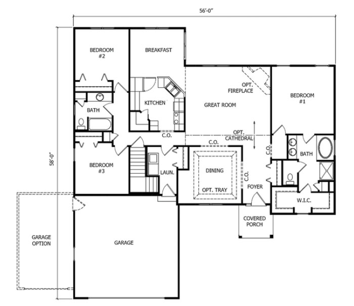 Carrington - Panelized Floor Plan