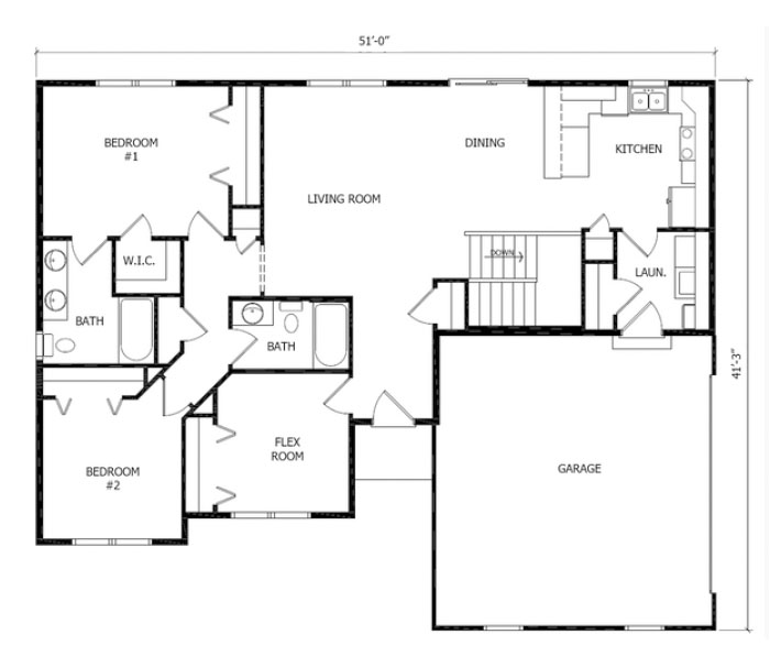 Cimmaron Way - Panelized Floor Plan